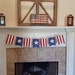 Flag Banner 4th of July Memorial Day Independence Day Red - Etsy