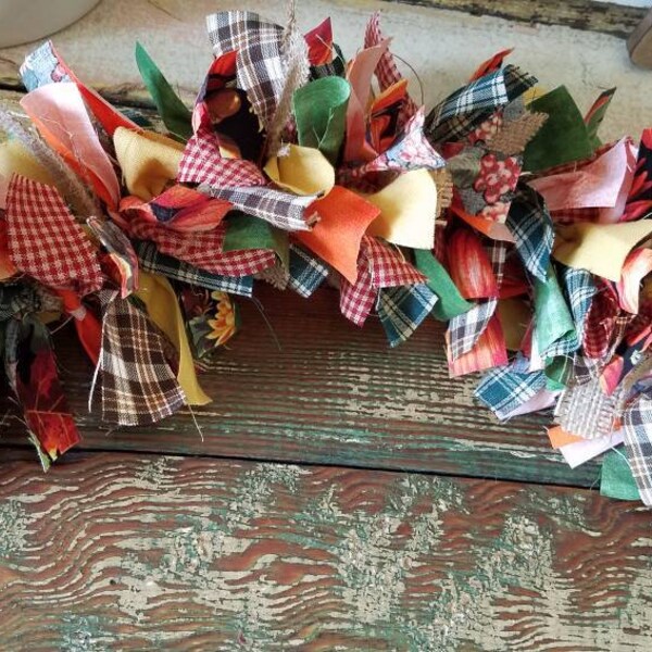 Rag Garland - Etsy