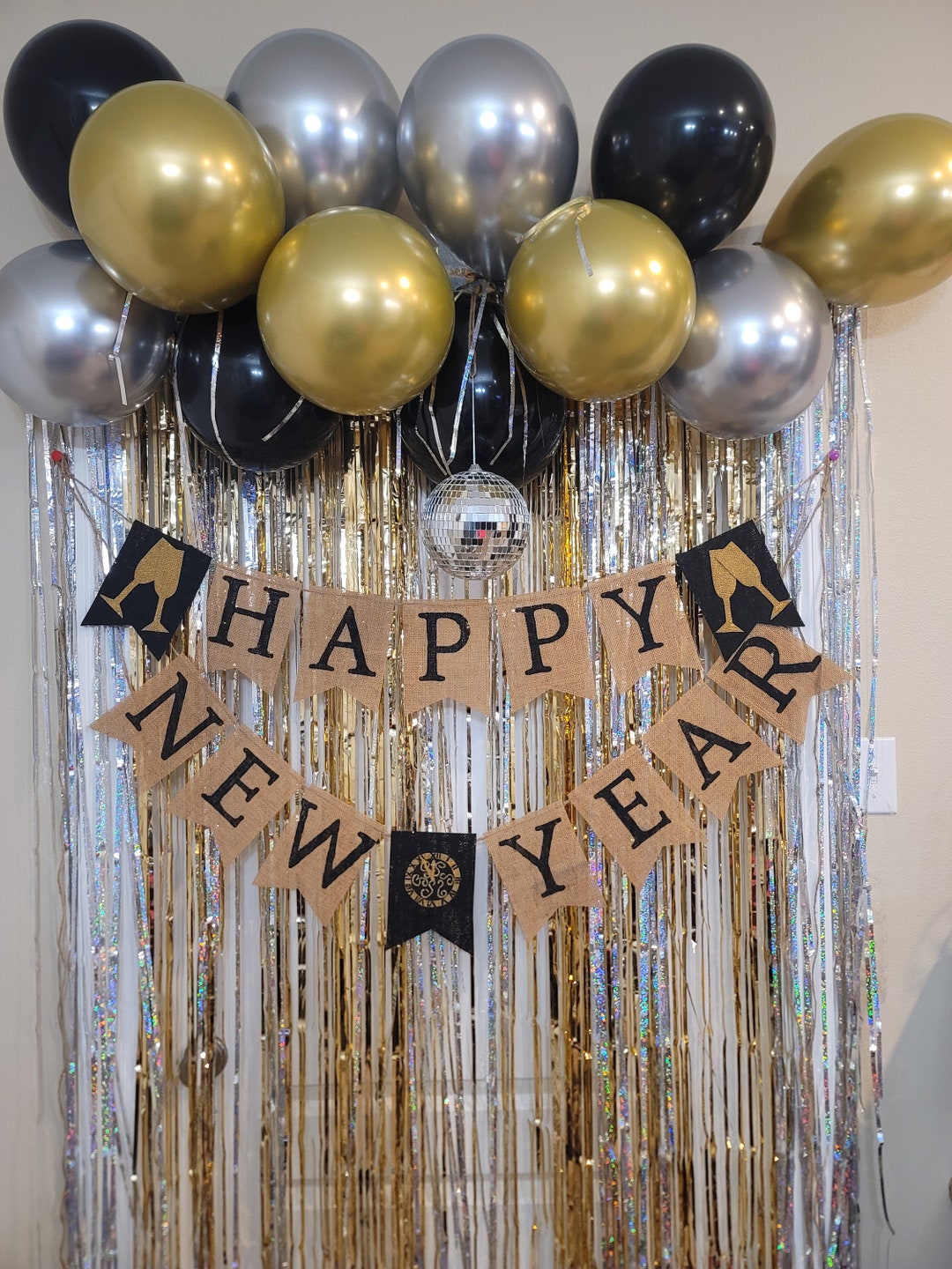 New Year Decoration, New Years Eve, New Years Party Decor, New Year ...