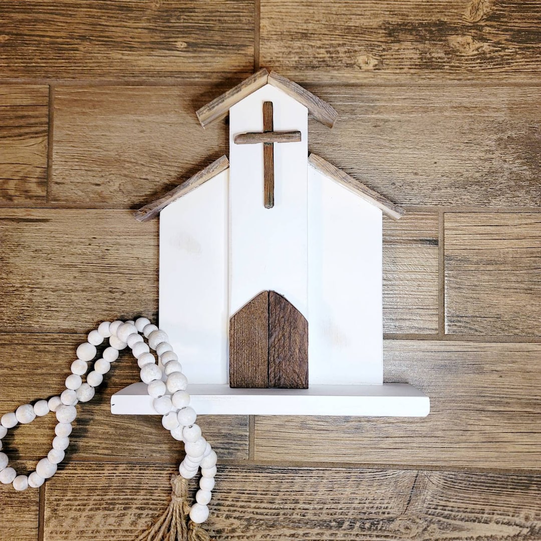 Wooden Church, Decorative Church, Church, Reclaimed Wooden Church, Wood ...