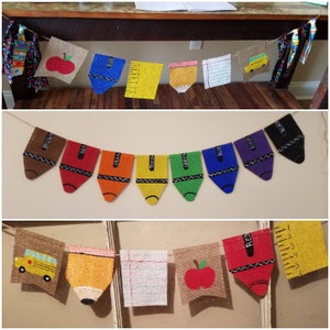 Classroom Decor, School Banner, Back to School, Teacher, School ...