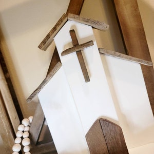 Wooden Church, Decorative Church, Church, Reclaimed Wooden Church, Wood ...