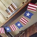 Flag Banner 4th of July Memorial Day Independence Day Red - Etsy