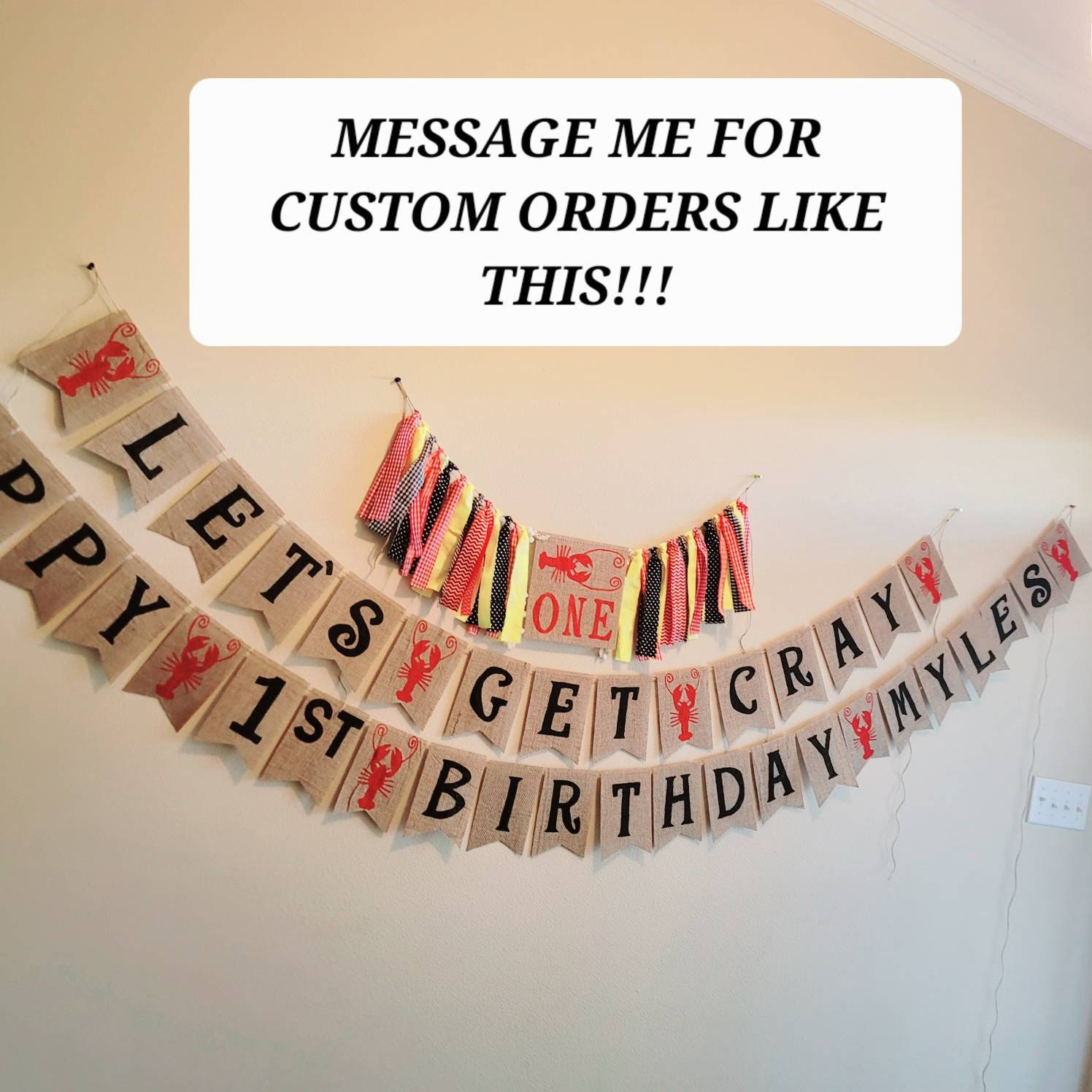 Crawfish Banner Crawfish Boil Crawfish Party Banner - Etsy