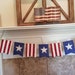 Flag Banner 4th of July Memorial Day Independence Day Red - Etsy