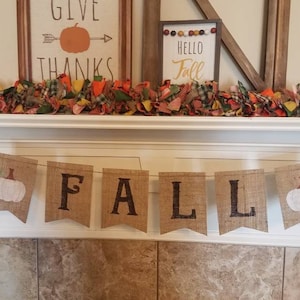 Fall Decor Fall Banner Pumpkin Autumn Decor Thankful Fall - Etsy