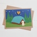 Camping With Dogs Greeting Card - Etsy