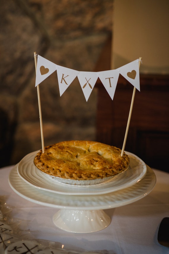 Personalized Wedding Cake Topper Banner | Etsy