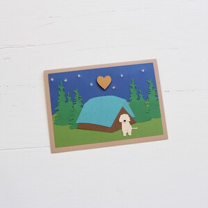 Camping With Dogs Greeting Card - Etsy