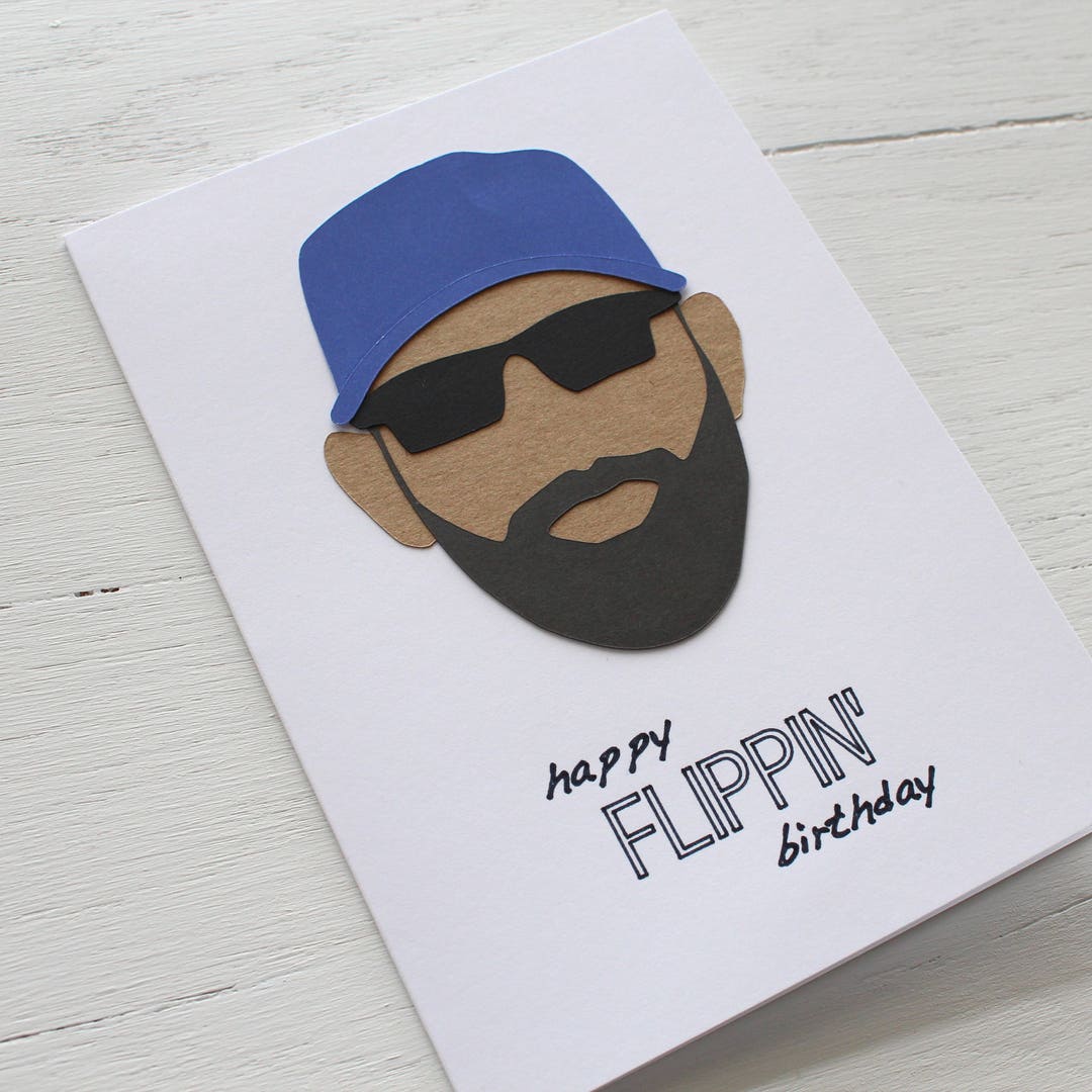 Happy Flippin' Birthday - Merry Flippin' Christmas Card - Handmade ...
