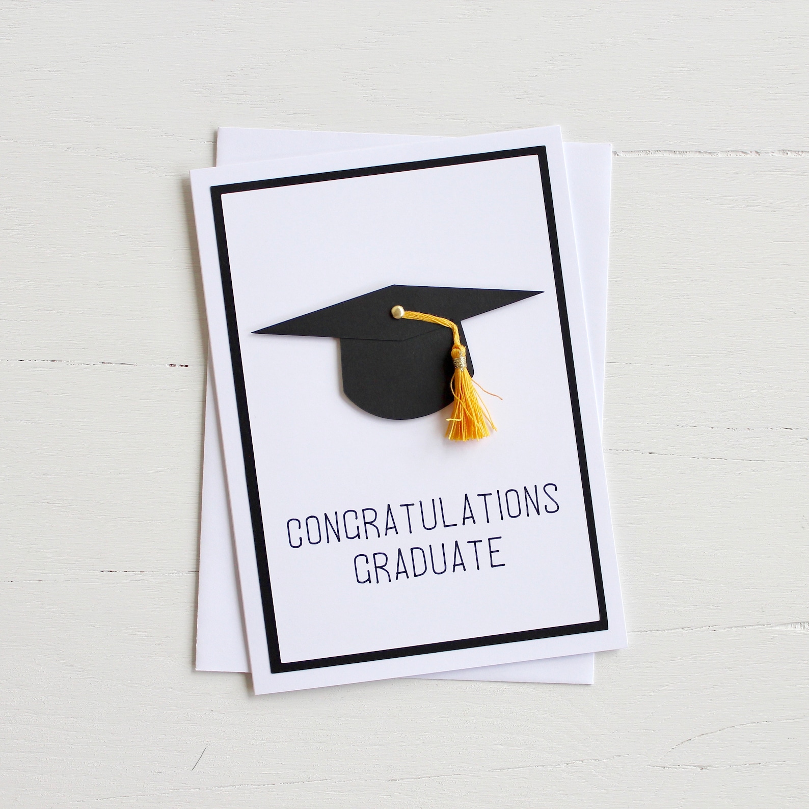 Personalized Handmade Graduation Cap Card - Etsy