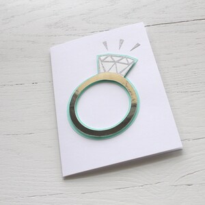 Engagement Ring Greeting Card - Etsy