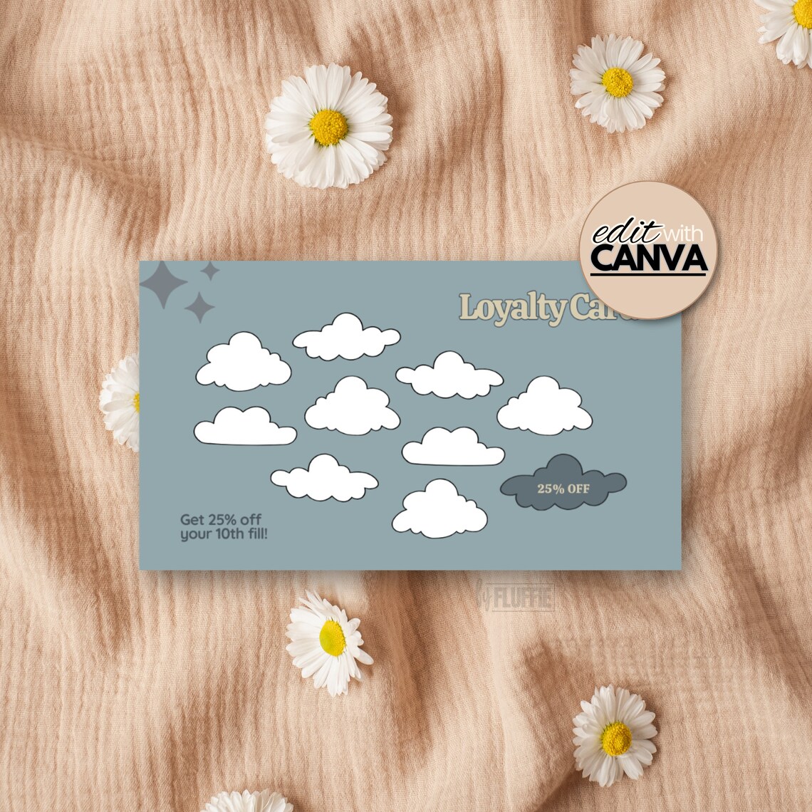 Editable Loyalty Card Canva Template, Lash Artist Digital Template ...