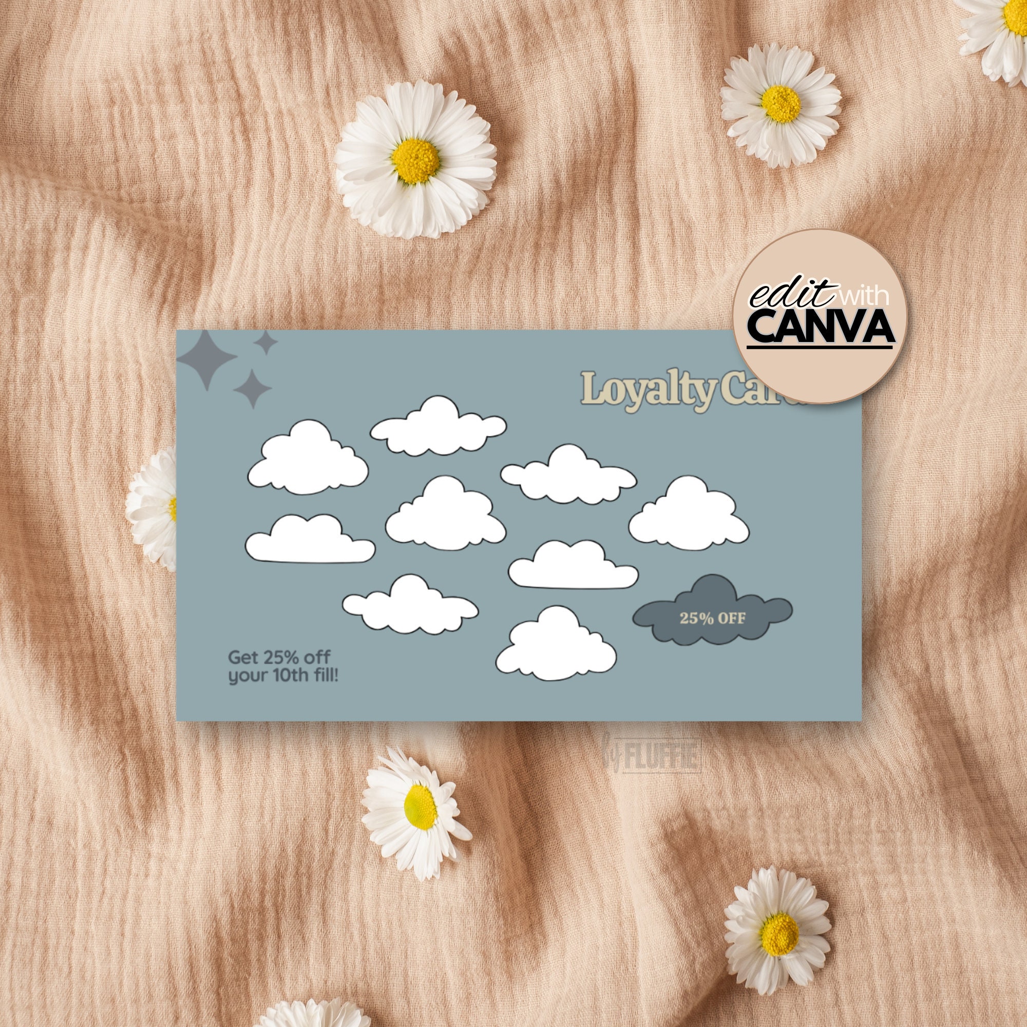 Editable Loyalty Card Canva Template, Lash Artist Digital Template ...