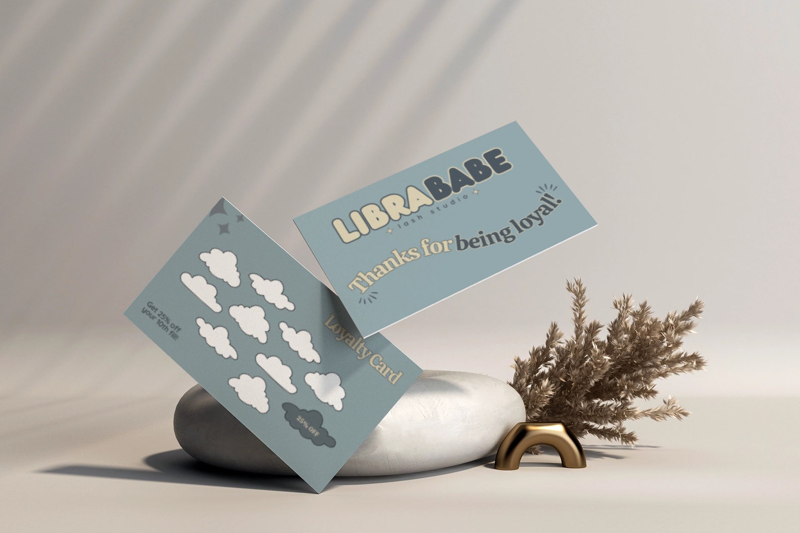 Editable Loyalty Card Canva Template, Lash Artist Digital Template ...