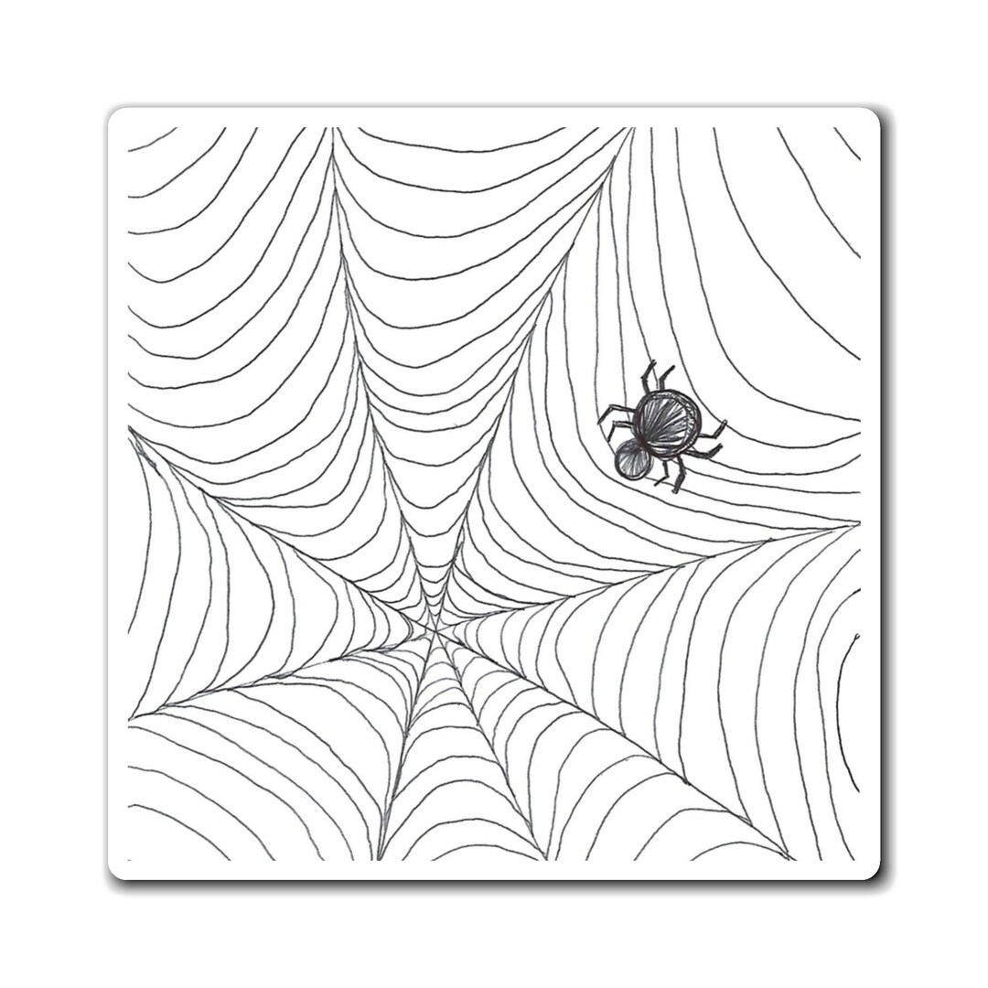 Spider Web Magnets - Etsy