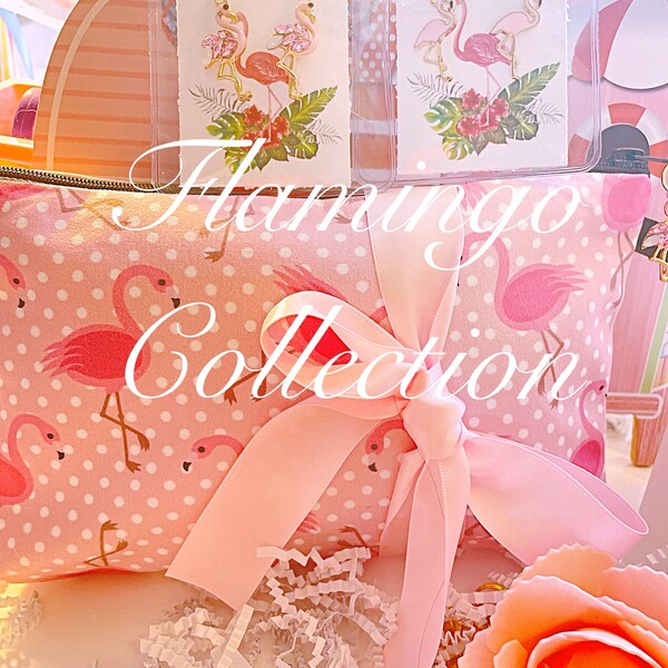 Flamingo Makeup Bag - Etsy