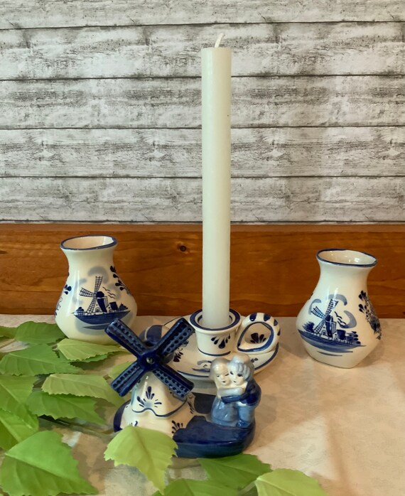 Blue and White Vases Nick-nacks - Etsy
