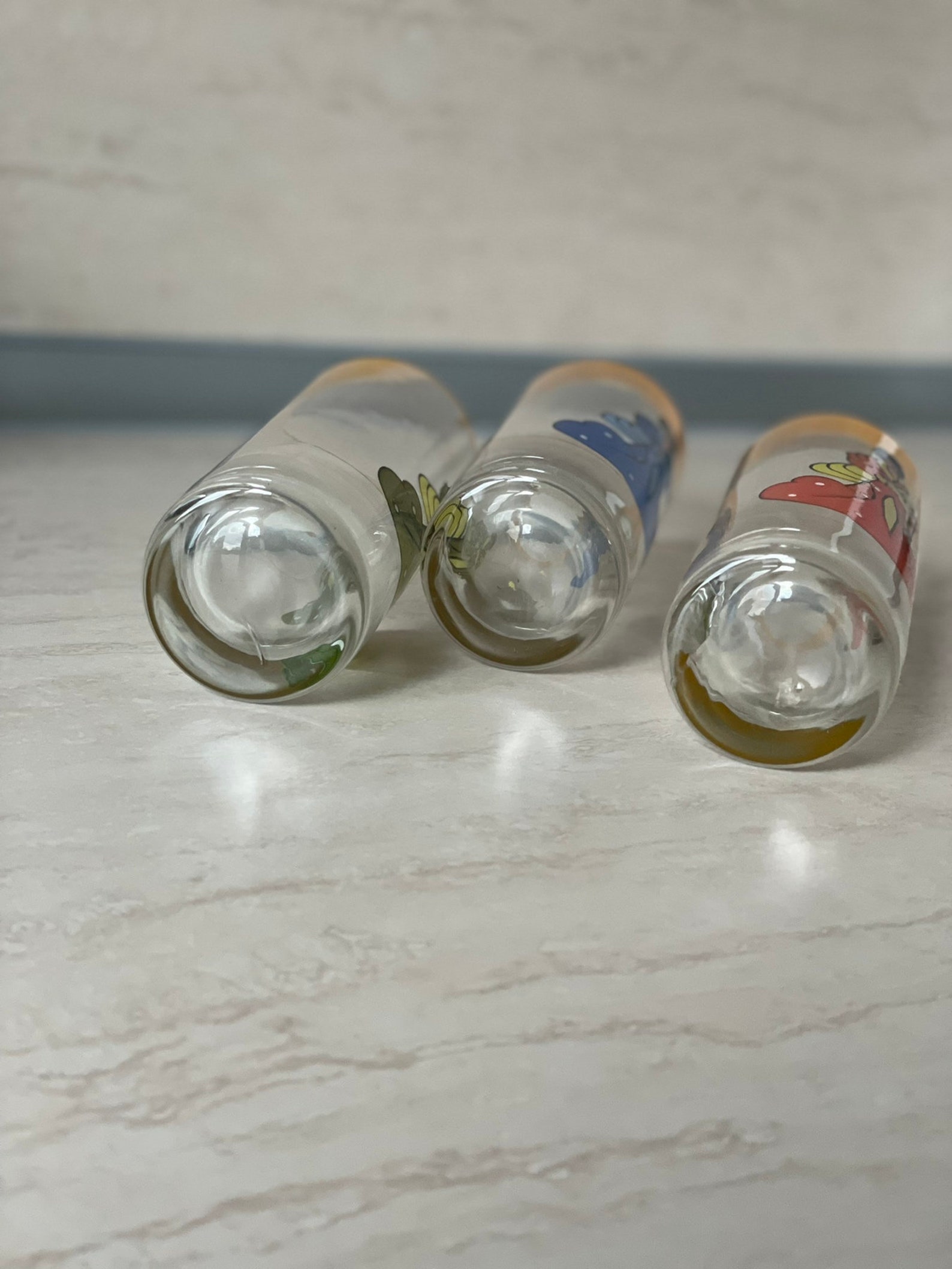 Vintage 1950s Pin up Girls Peek a Boo Drinking Glasses, 3 SETS OF 3 ...