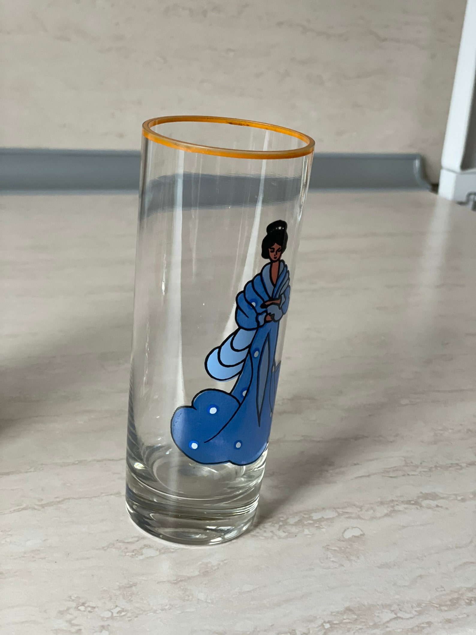 Vintage 1950s Pin up Girls Peek a Boo Drinking Glasses, 3 SETS OF 3 ...