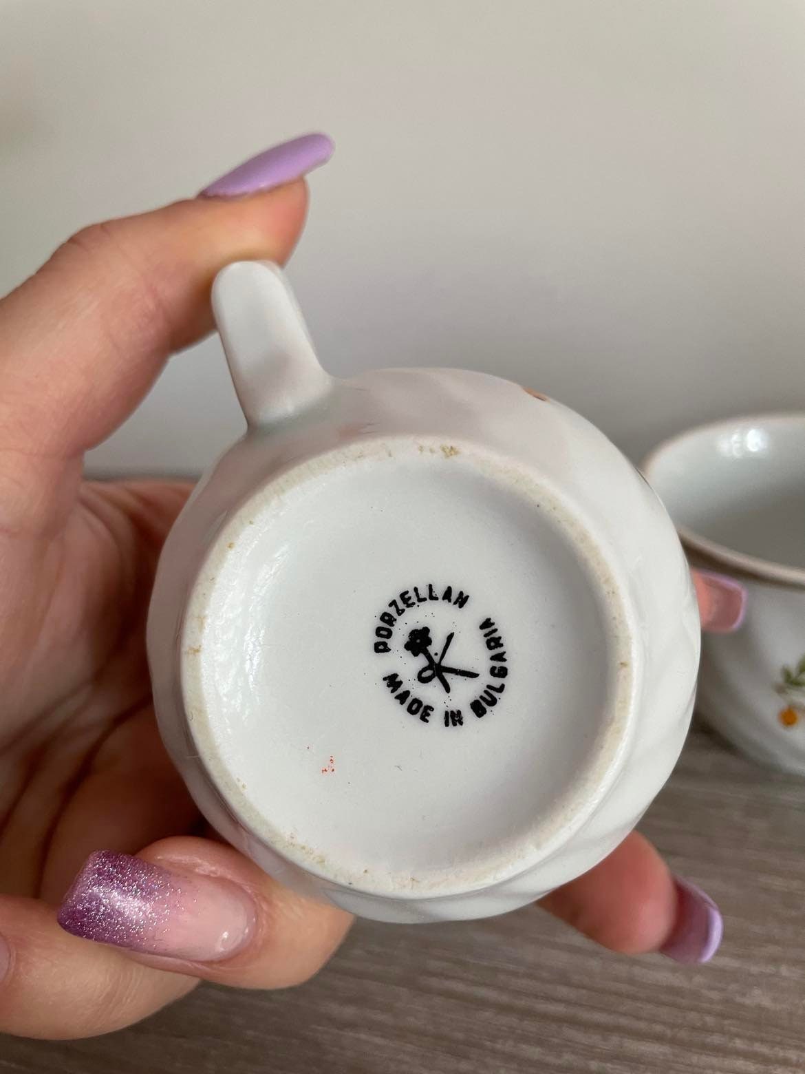 Vintage Bulgarian Porcelain Tea or Coffee Set, Jug, Teapot/coffeepot ...