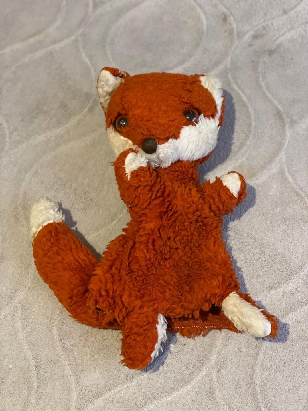 Vintage Hand Puppetfox - Fox Toy - Professional Children Puppet Theatre ...