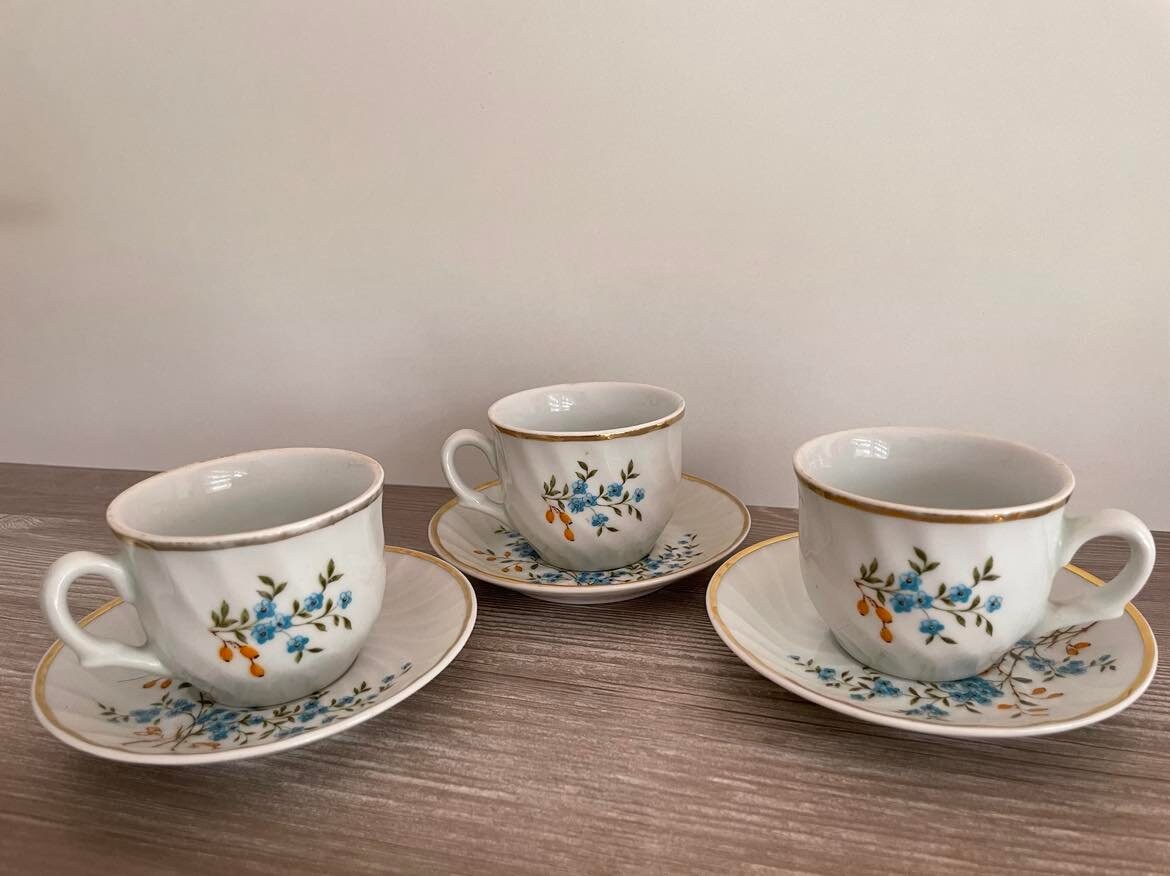 Vintage Bulgarian Porcelain Tea or Coffee Set, Jug, Teapot/coffeepot ...