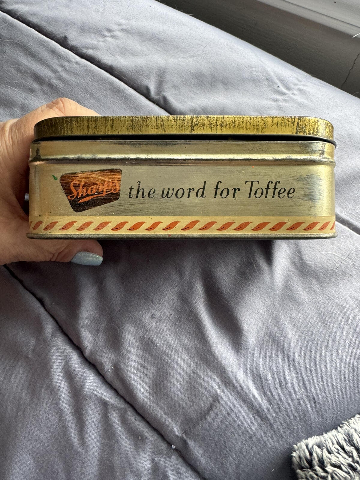 VINTAGE Sharps Toffee Metal Candy Tin/candy Tin Made in England/sharps ...