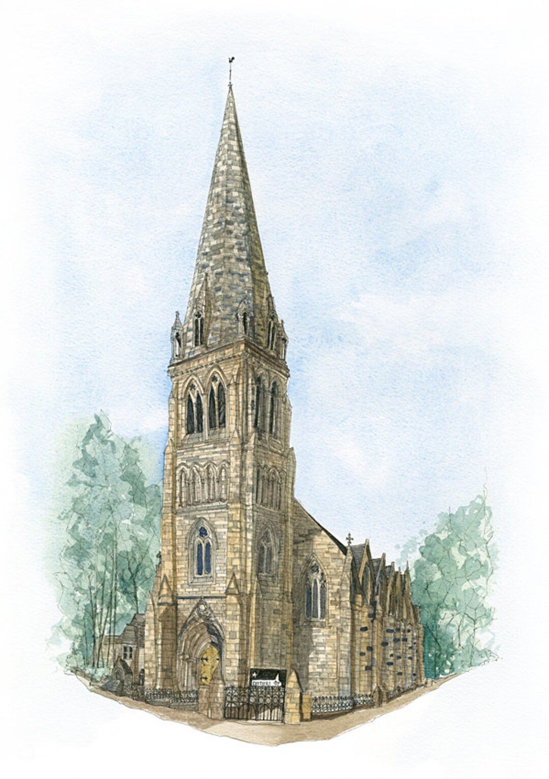 Cottiers Glasgow Signed Print - Etsy