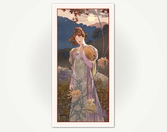 Art nouveau print | Etsy