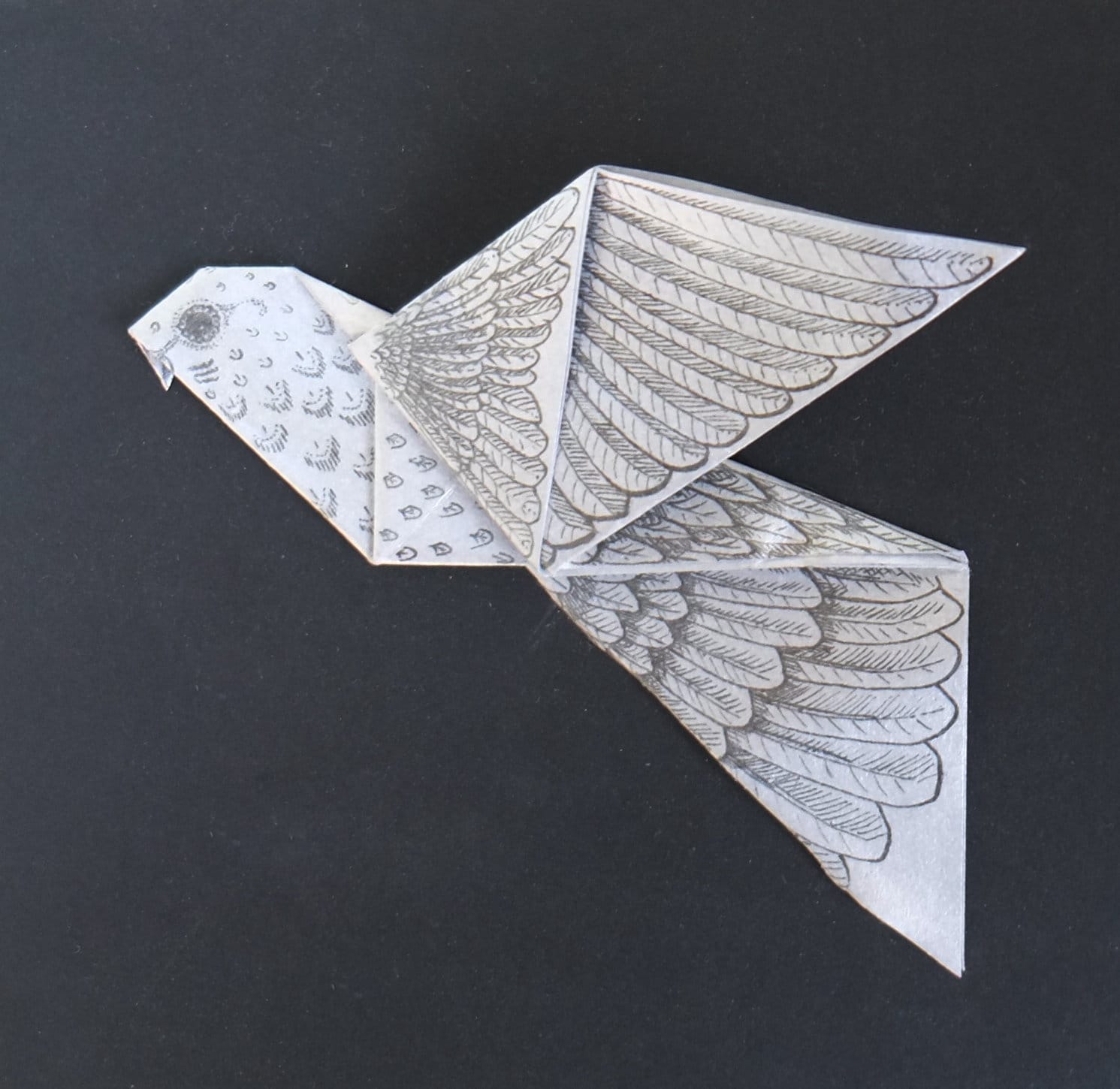5 Origami Dove Decorations - Etsy
