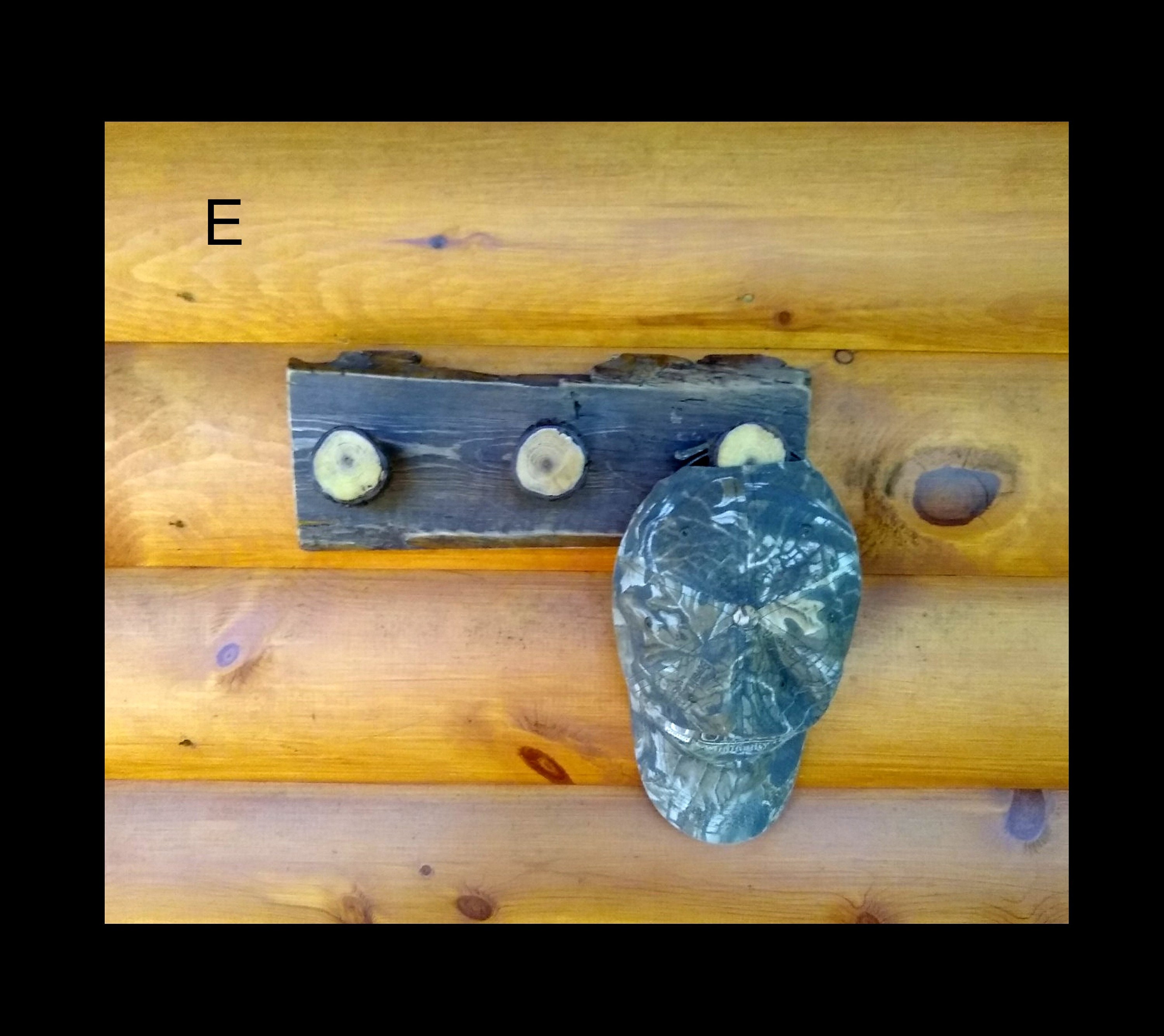 Rustic Wood Coat/hat Rack Primitive Coat Rack Raw Edge Coat | Etsy