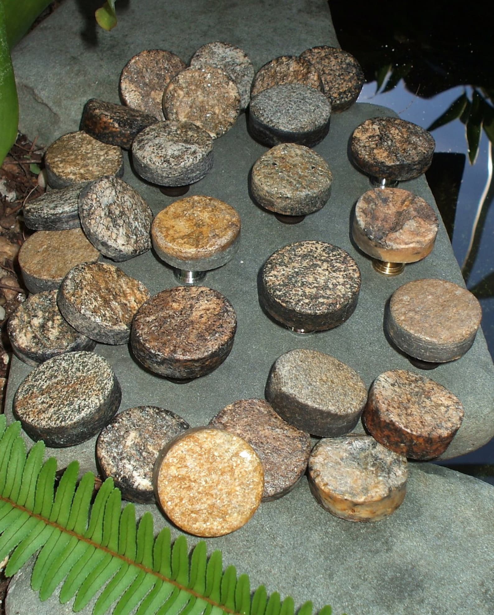 Mountain River Gems River Rock Knobs | Etsy