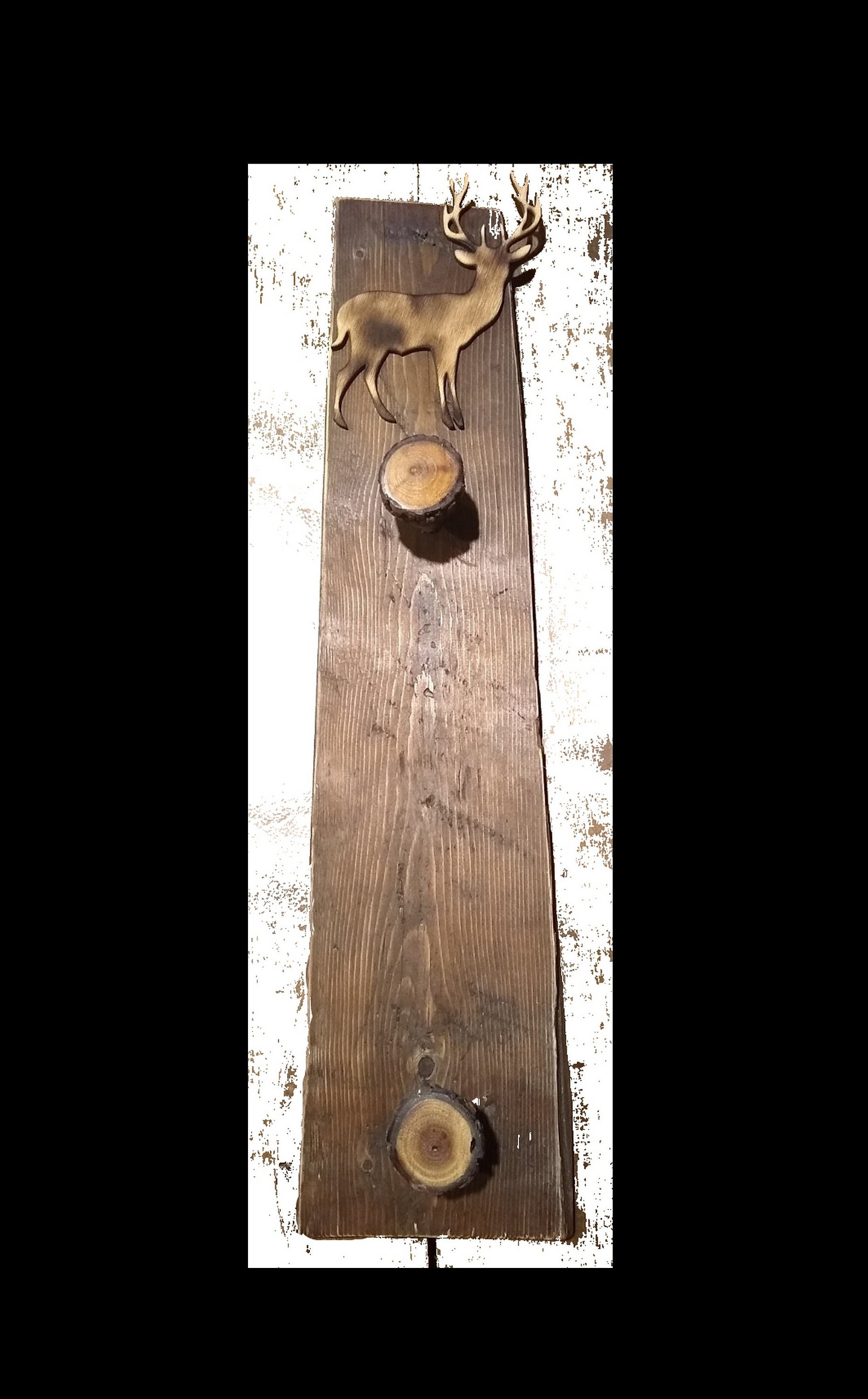 Rustic Wood Coat/hat Rack Primitive Coat Rack Vertical Coat - Etsy