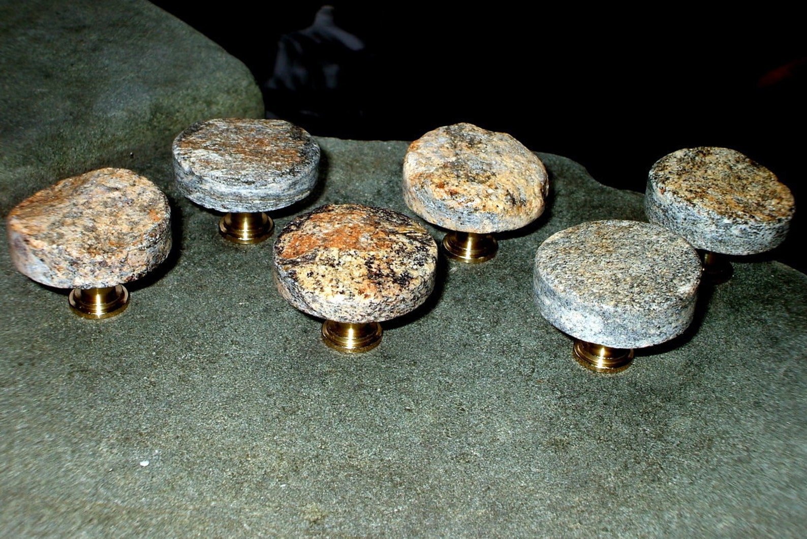 Mountain River Gems - River Rock Knobs - Etsy