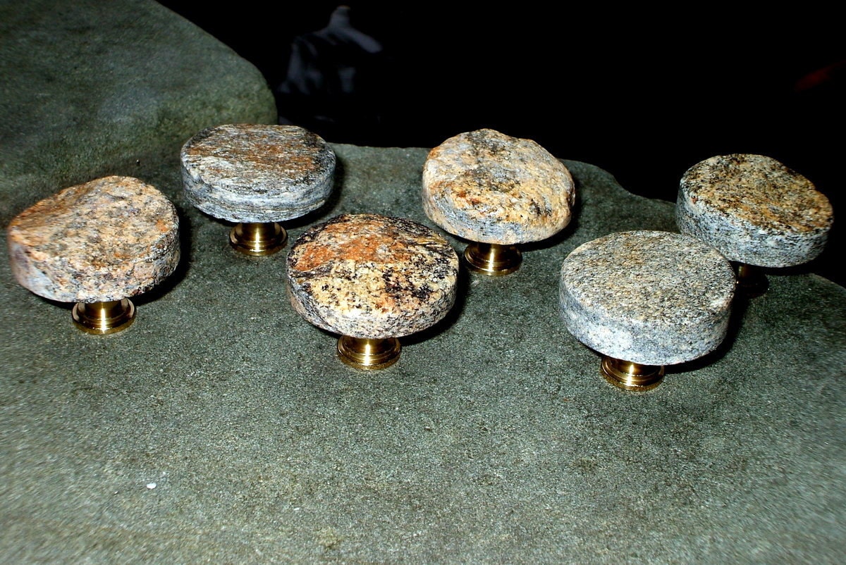 Mountain River Gems River Rock Knobs | Etsy