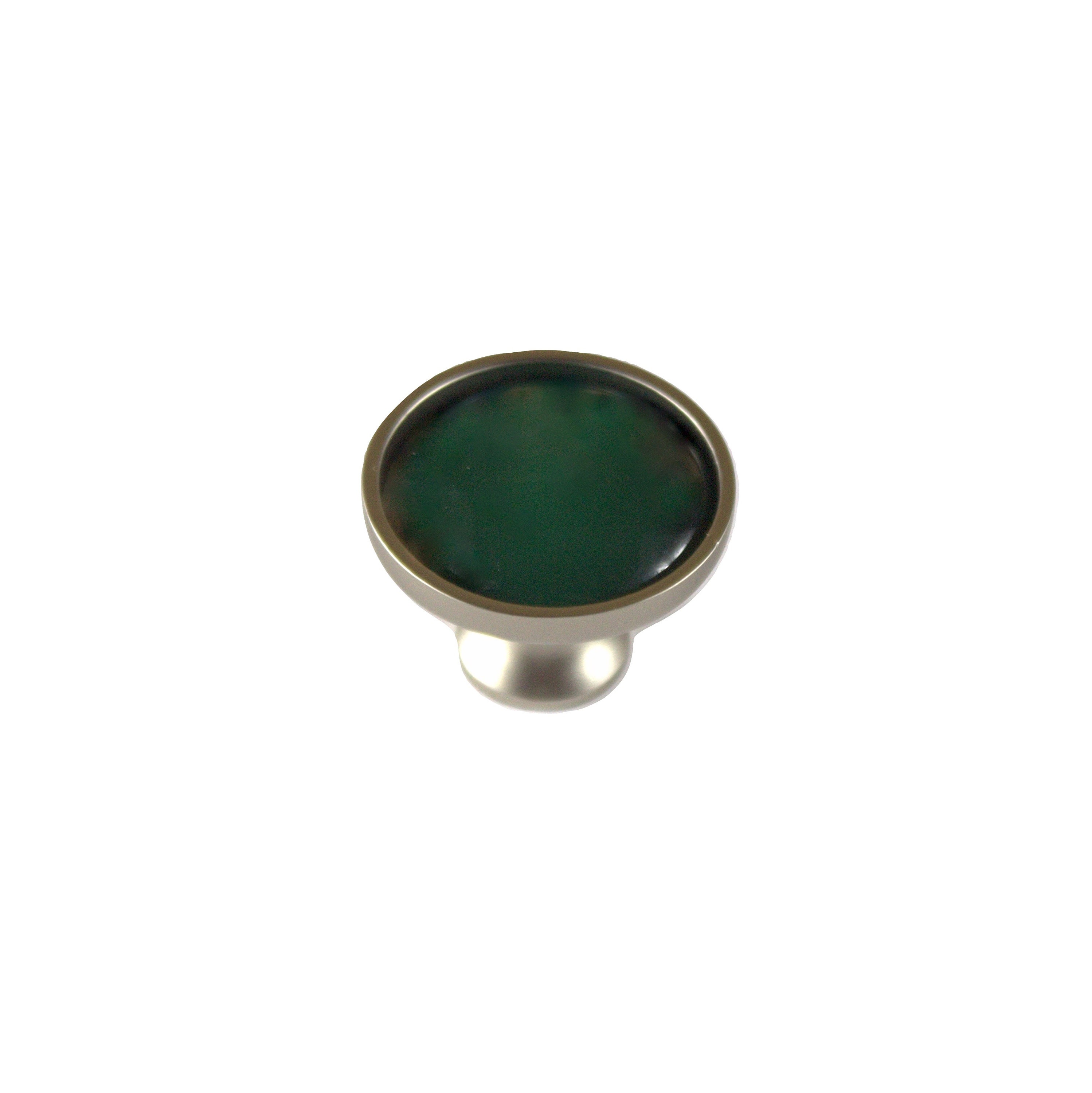 Round Glass Knob Emerald Green - Etsy