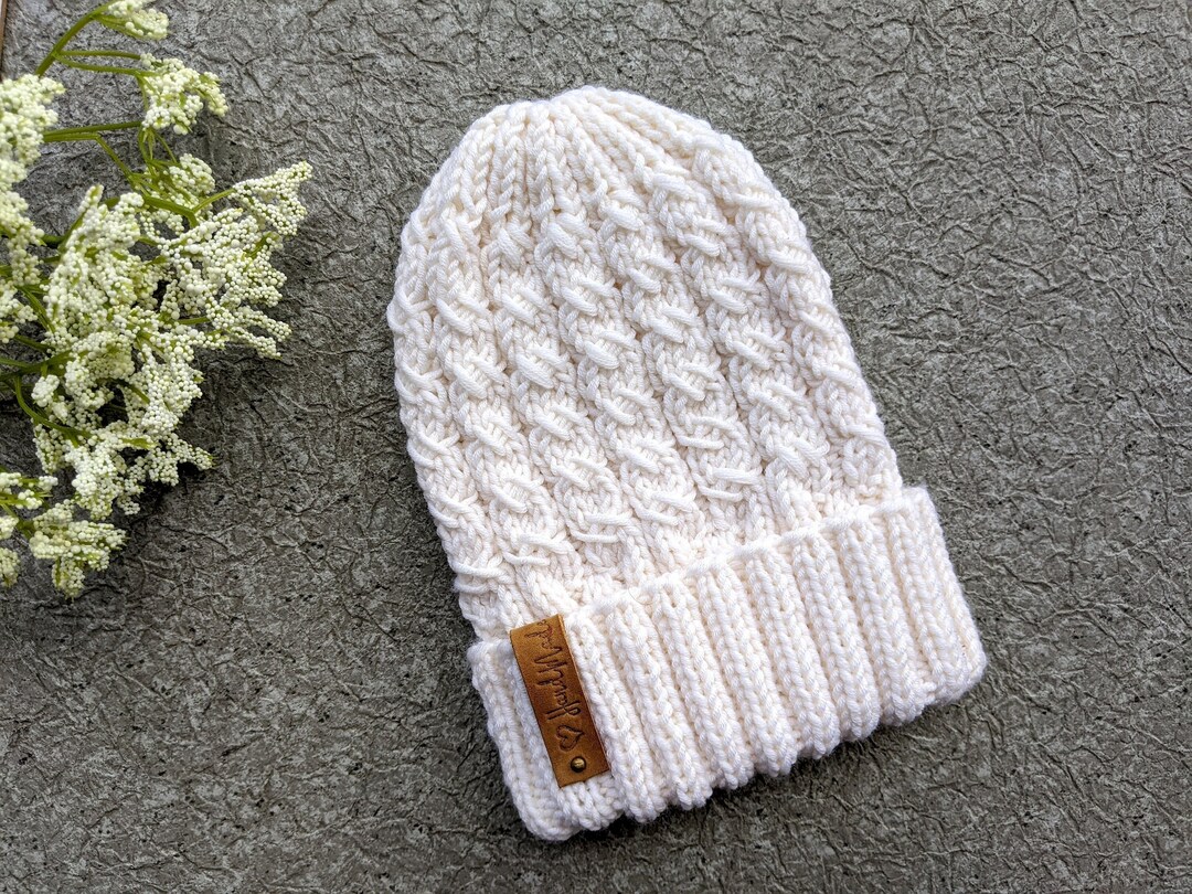 Knit Lunar Cable Hat Pattern - Etsy