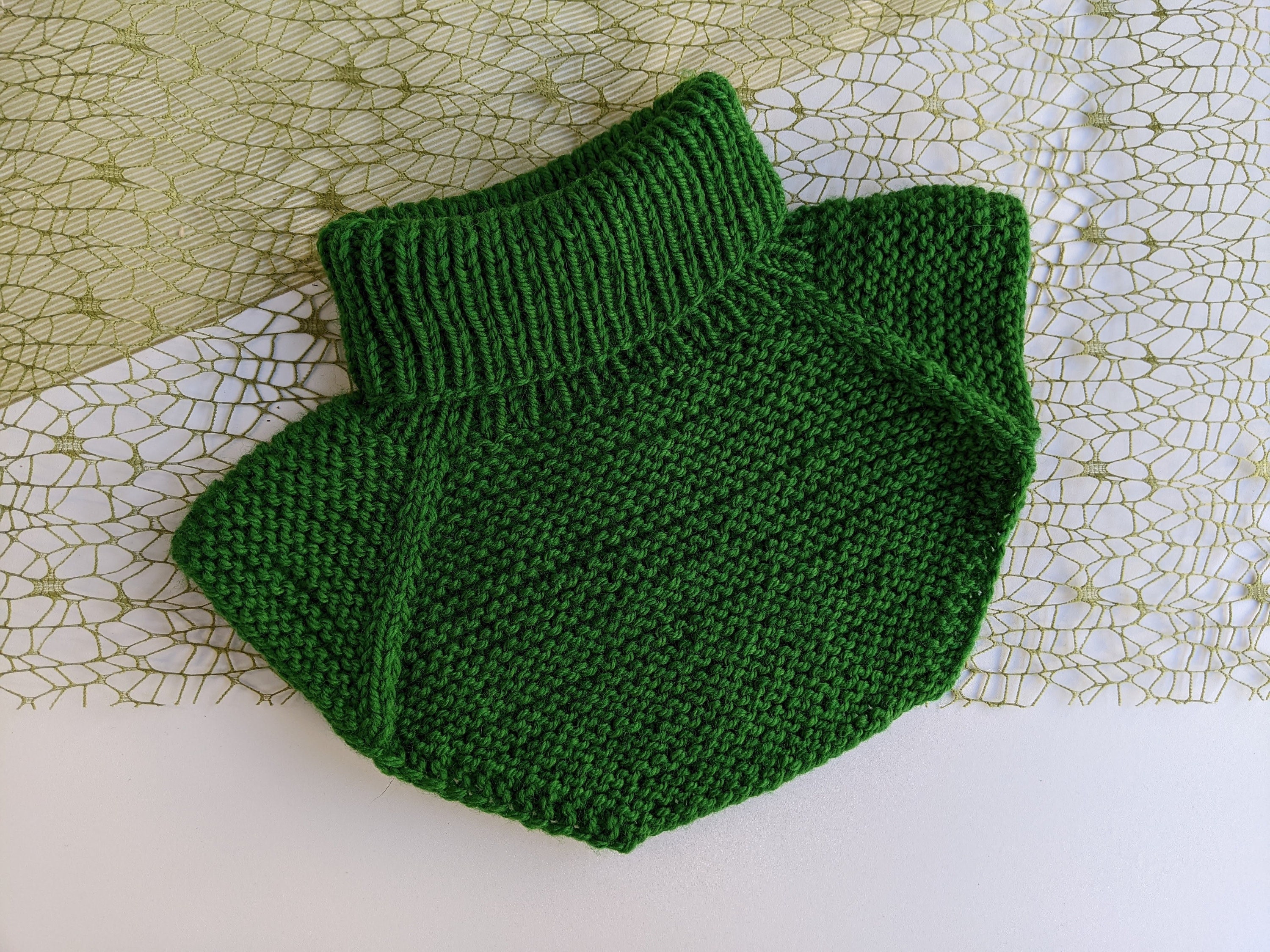 Turtleneck Dickey Knitting Pattern - Etsy