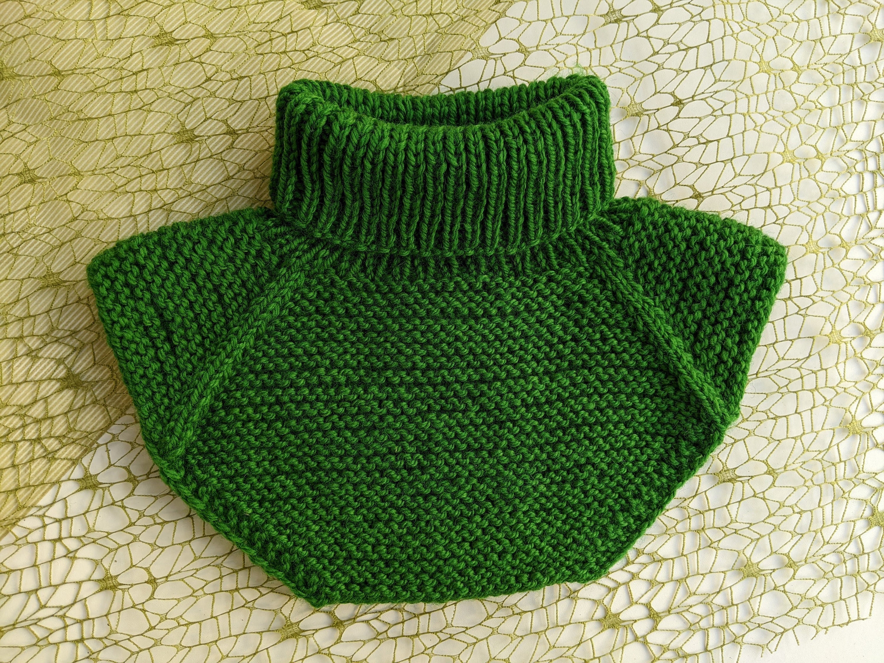 Turtleneck Dickey Knitting Pattern - Etsy