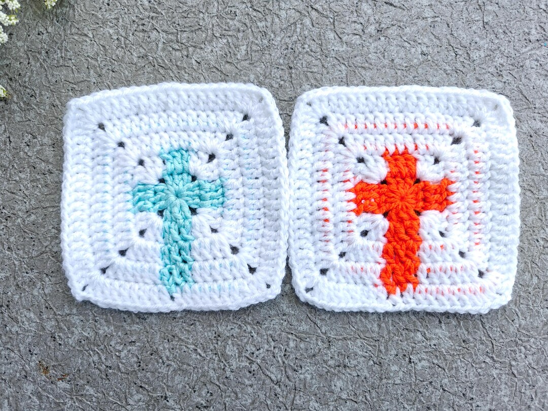 Crochet Cross Granny Square Pattern (PDF Pattern) - Etsy UK