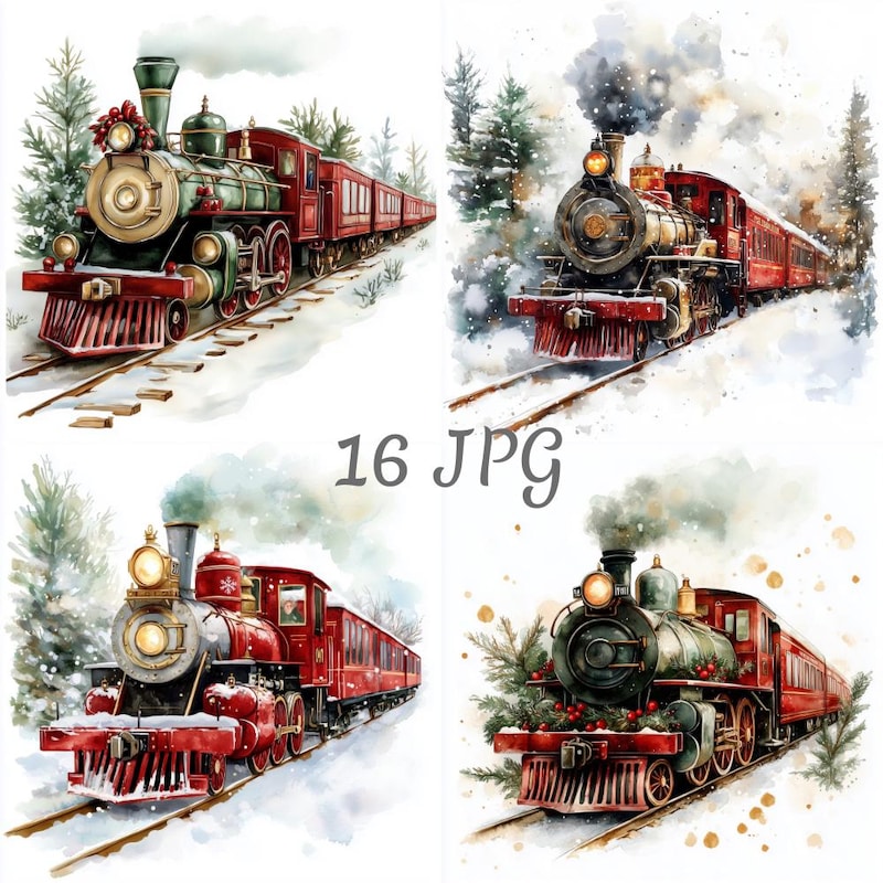 Train Clip Art - Etsy