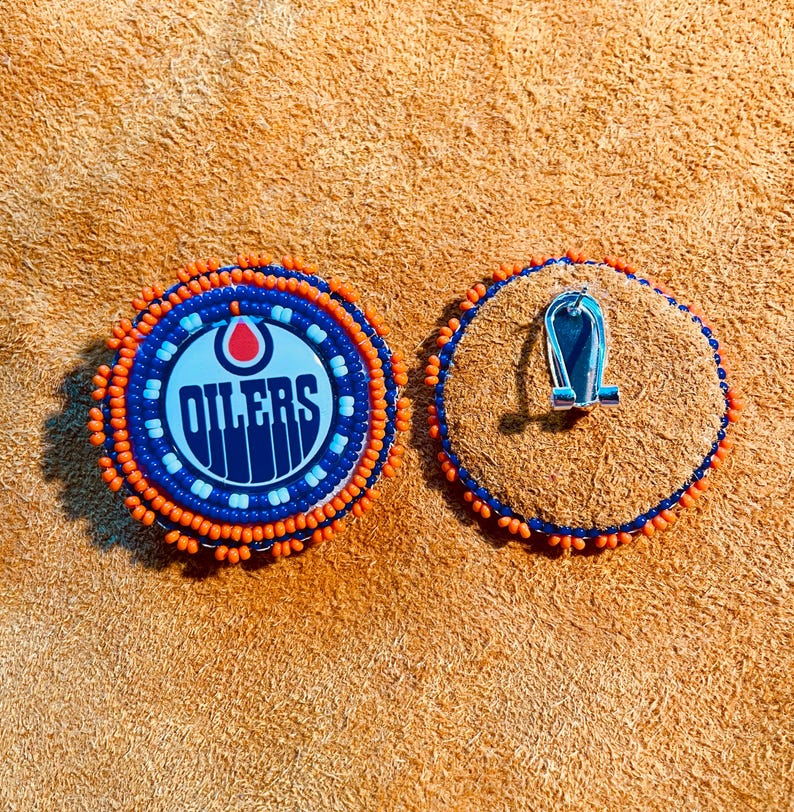 Oilers Spirit Earrings - Etsy Canada