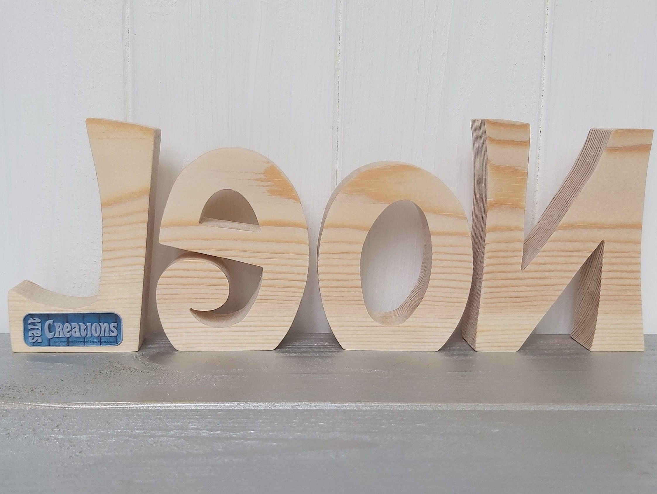 Pine Wood Block Noel Letters, Decorative Christmas Noel Sign ...