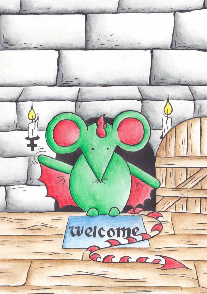 Mythical Mice Postcards pack of 3 - Etsy