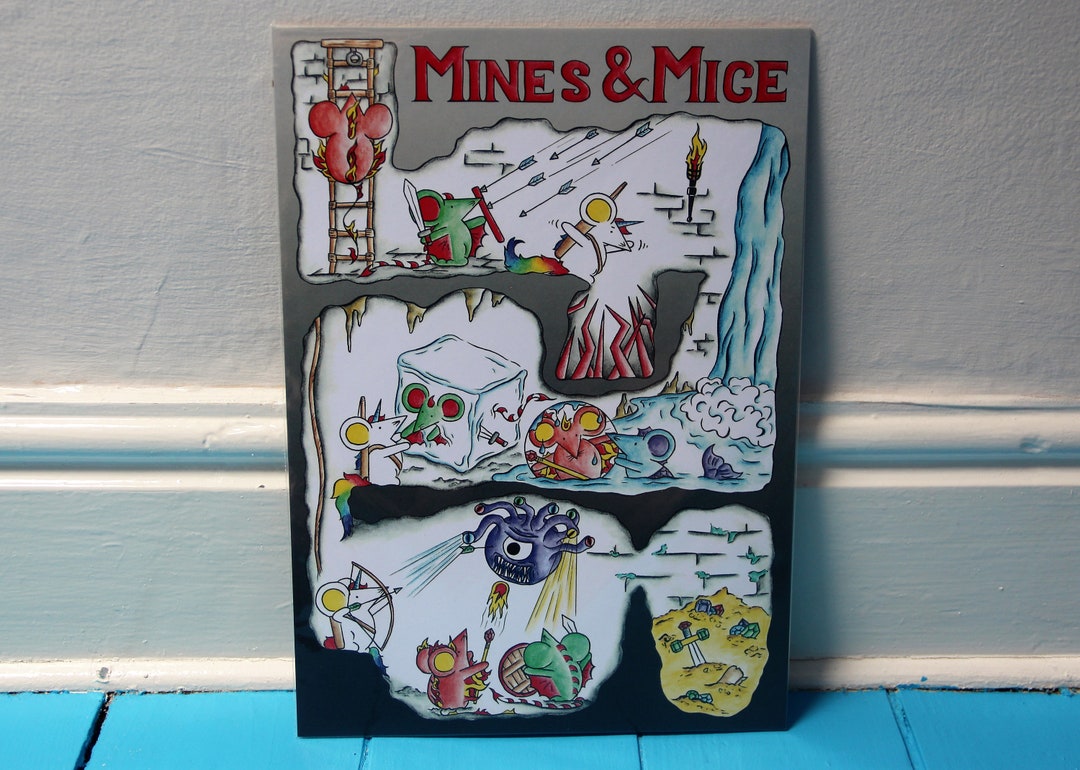 D&D Mythical Mice A4 Print - Etsy