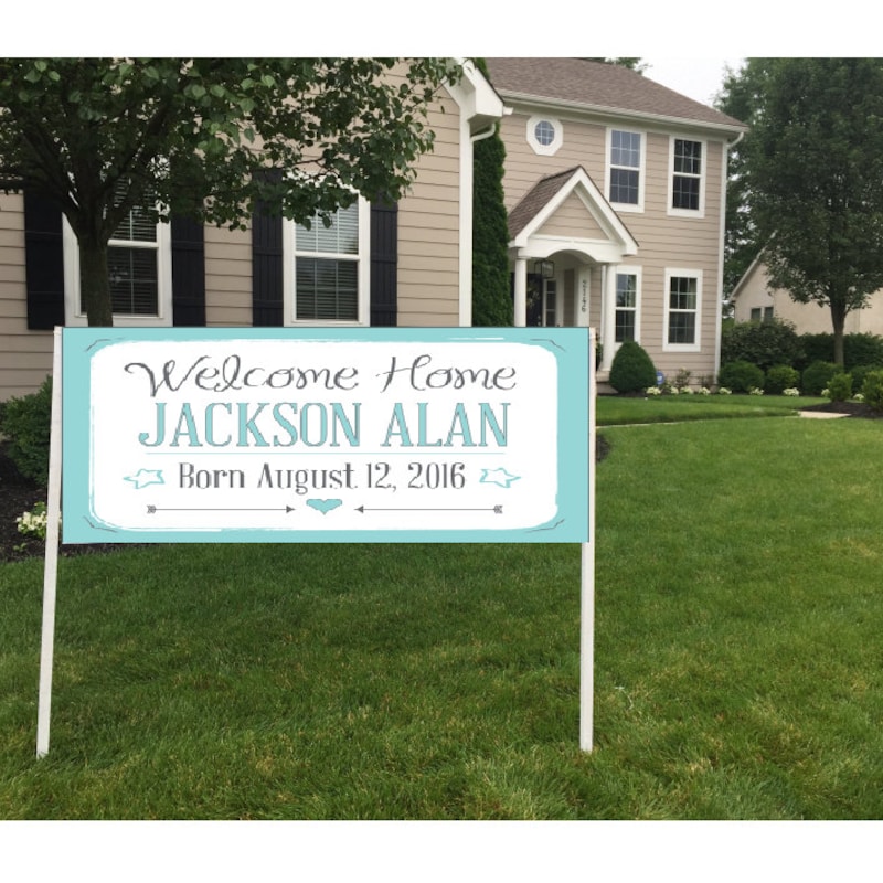 Welcome Home Baby Signs - Etsy