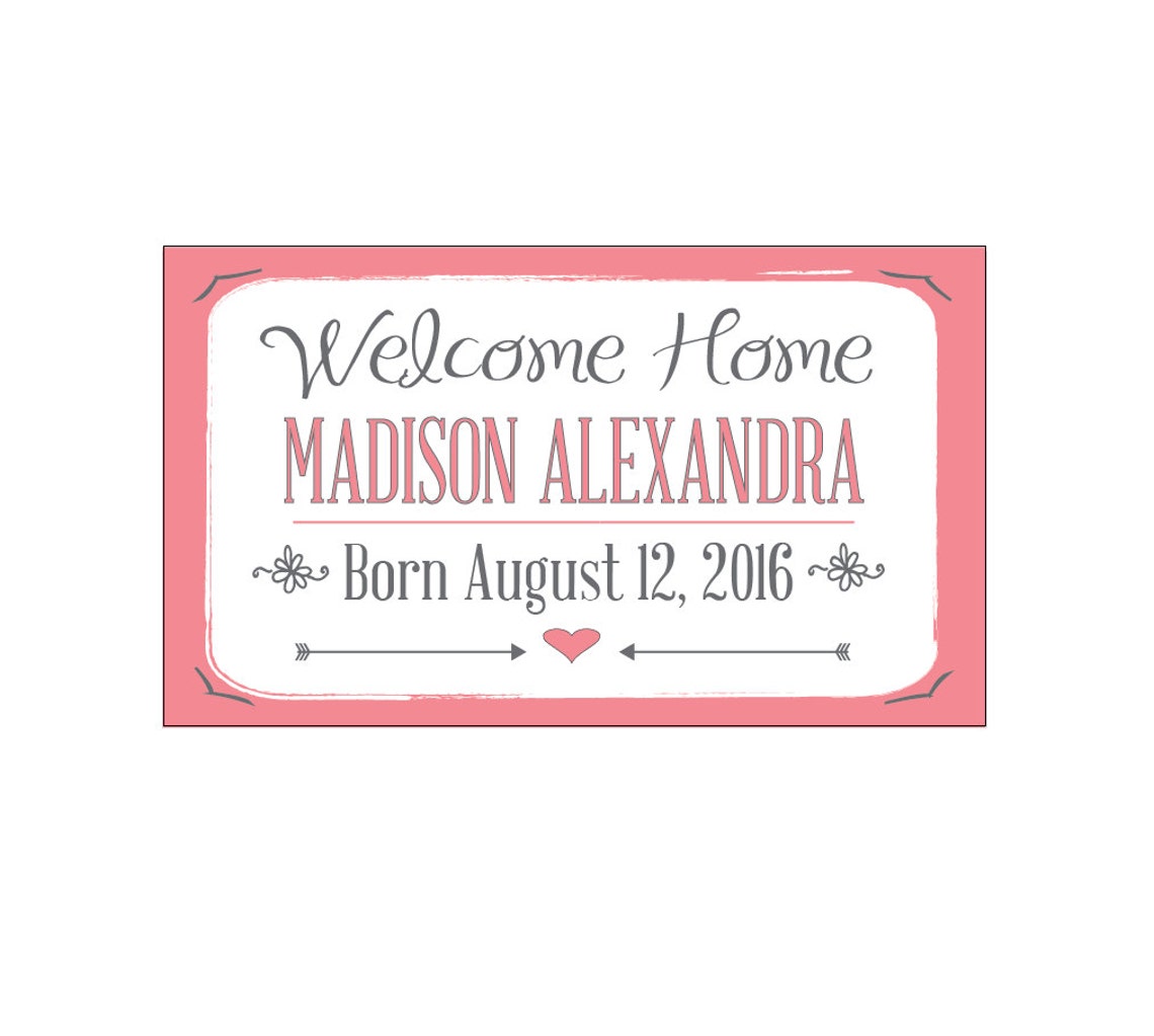 Baby Welcome Home Banner - Etsy