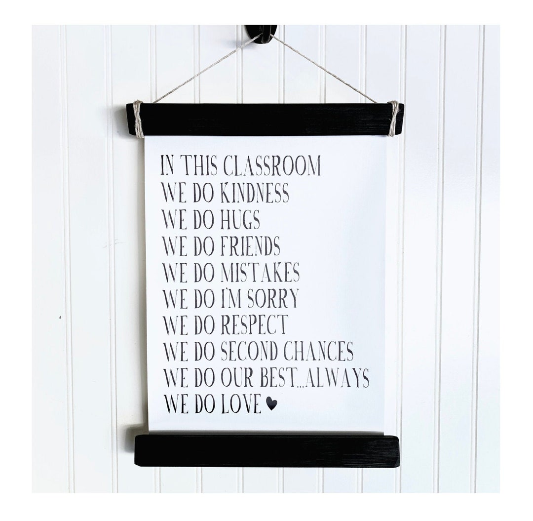 In This Classroom, Classroom Rules, Classroom Motto, Sign for a Teacher ...