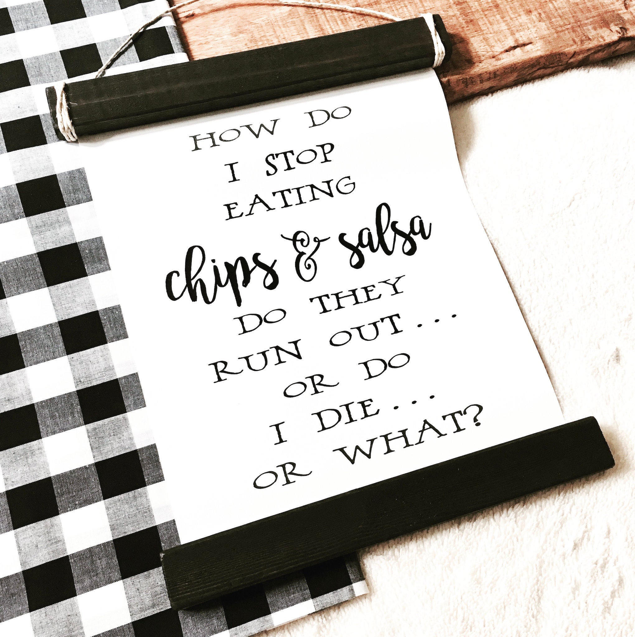 Chips and Salsa Chips and Salsa Sign Farmhouse Sign How Do - Etsy